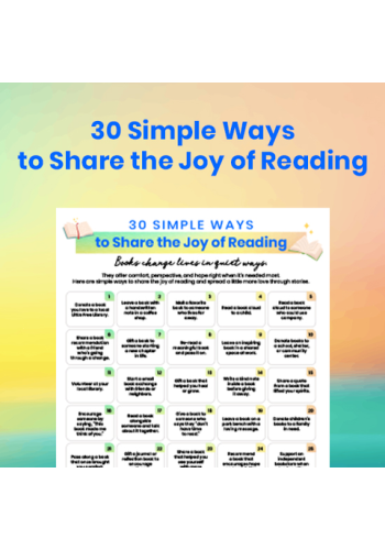 30 Simple Ways to Share the Joy of Reading