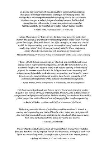 7 Rules of Self-Reliance