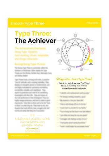 Ennea-Type Three Long Report