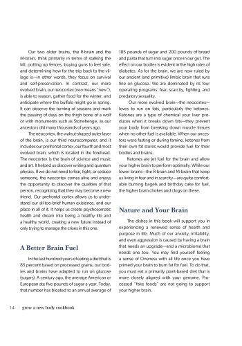 Grow a New Body Cookbook