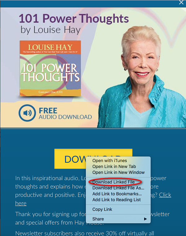 How to Download an Audio File